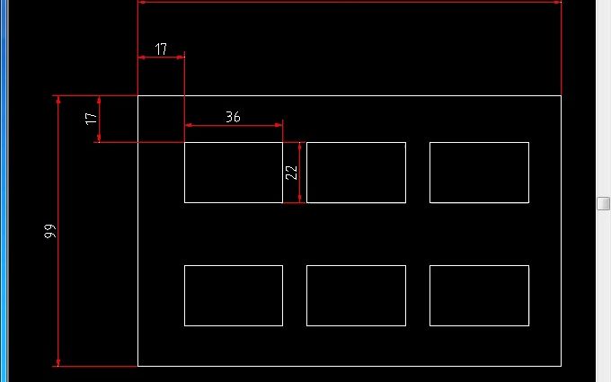 CAD自定义参数化图库实例9—矩形阵列。