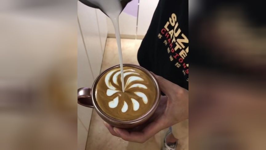 自制花样咖啡,送给女朋友喝一定喜欢