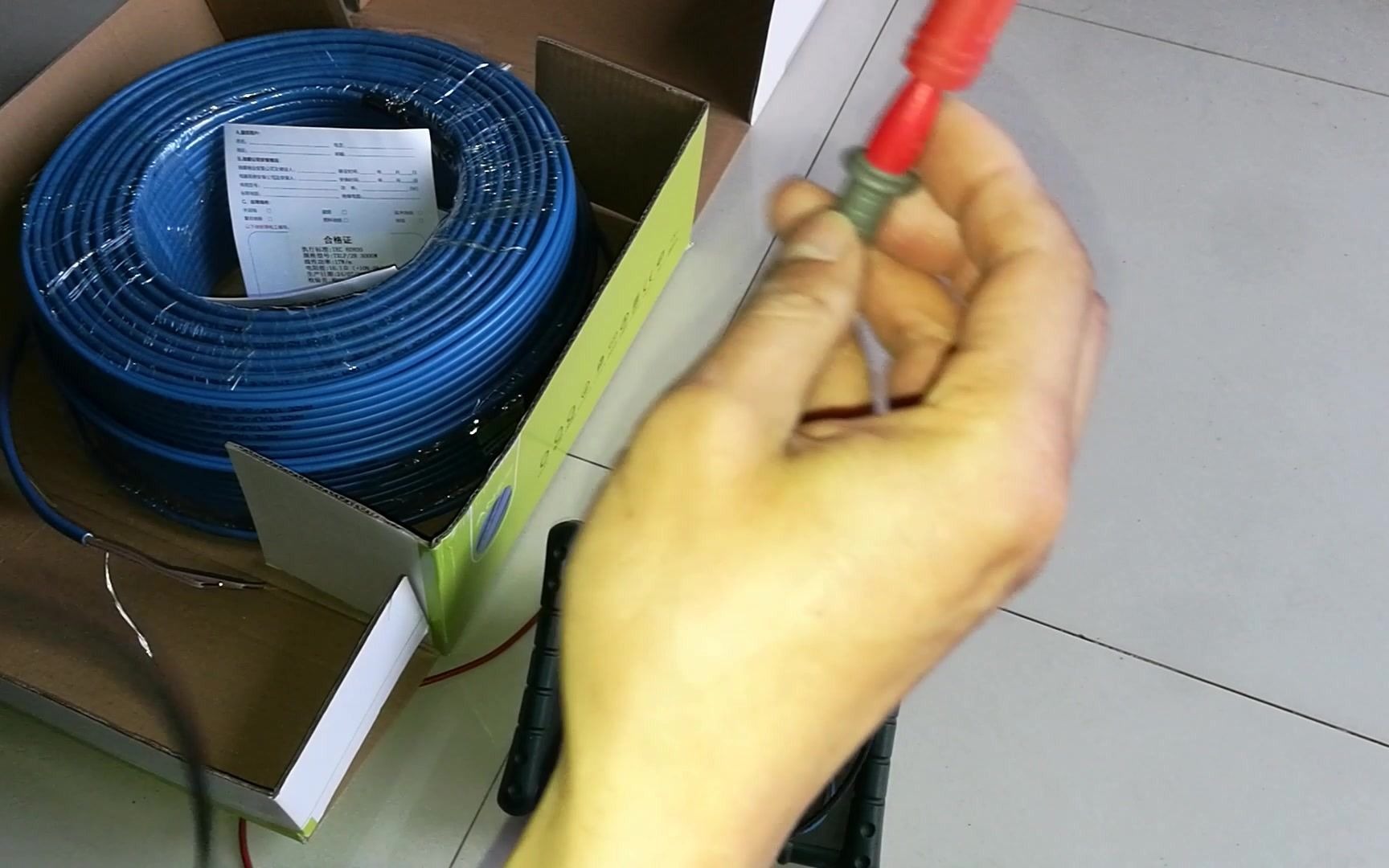 电地暖发热电缆的电阻值和绝缘电阻的检测