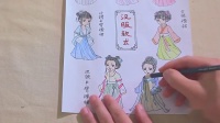手绘7款经典汉服这才是真正的国风衣服