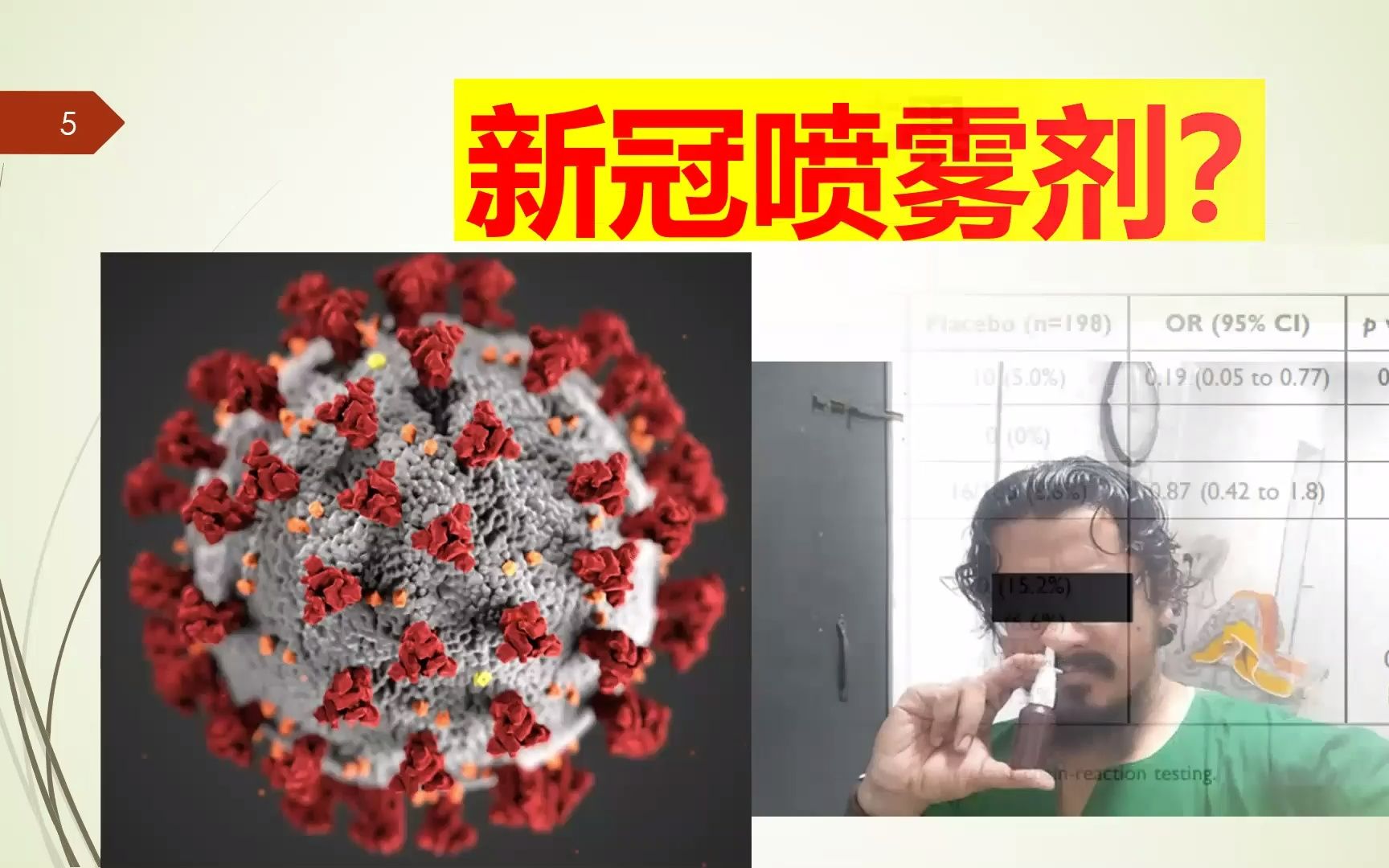 卡拉胶的鼻腔喷雾剂用于新冠?