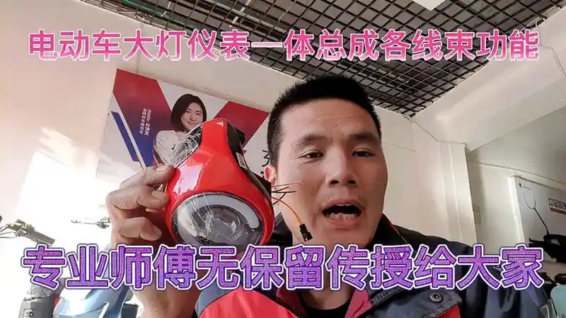 电动车大灯仪表一体总成各线束功能你知道吗?