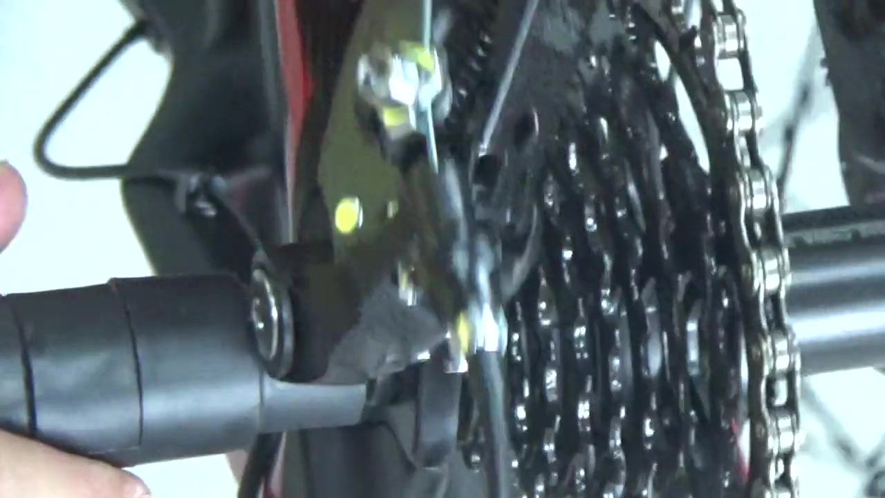 山地车后变速调试方法