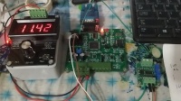 2路0到20mA输入AD7705的ATMEGA128开发板icc程序测试