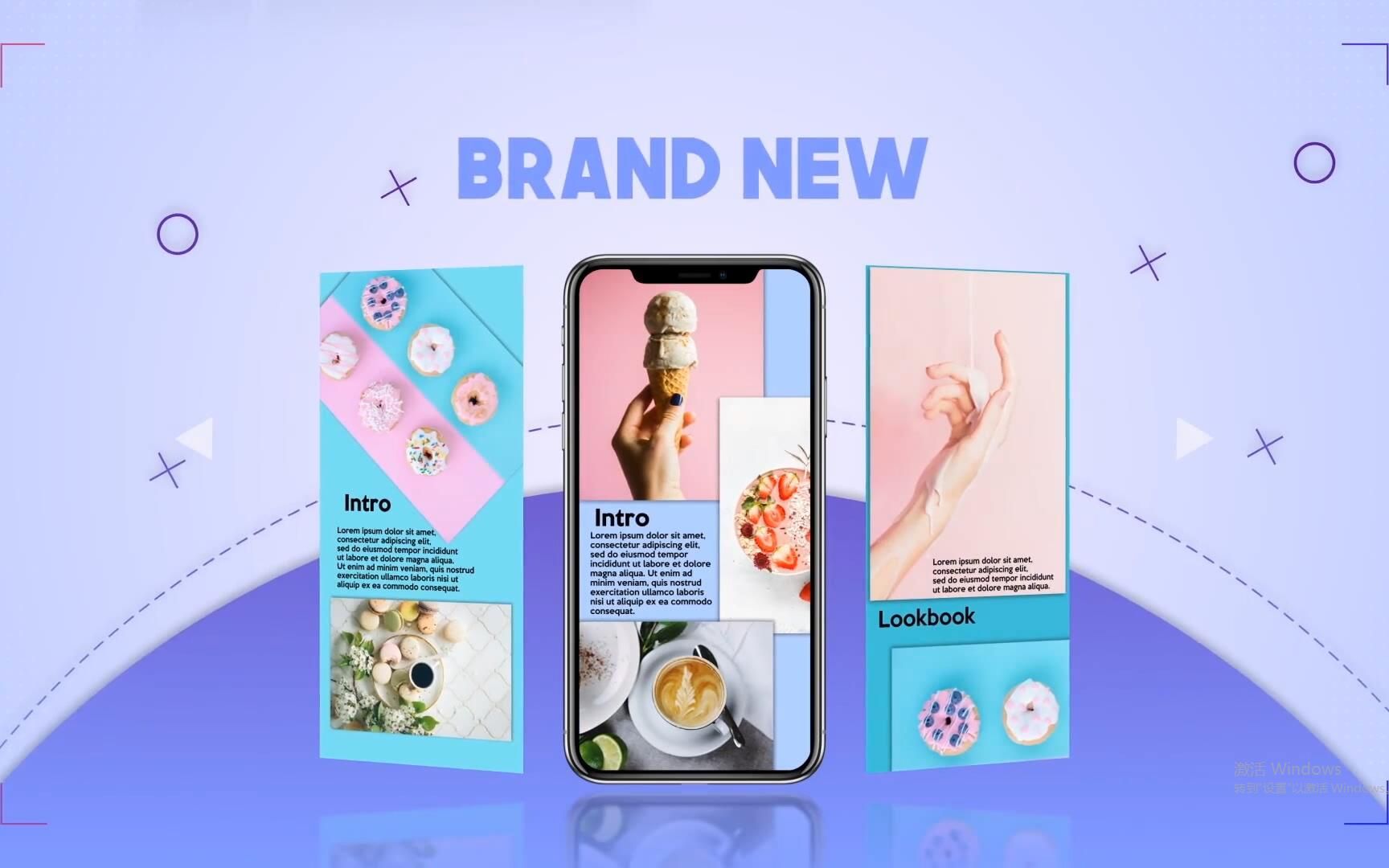 iphonex11苹果手机app界面展示动画ui动效毕设展览课题结业视频推广...