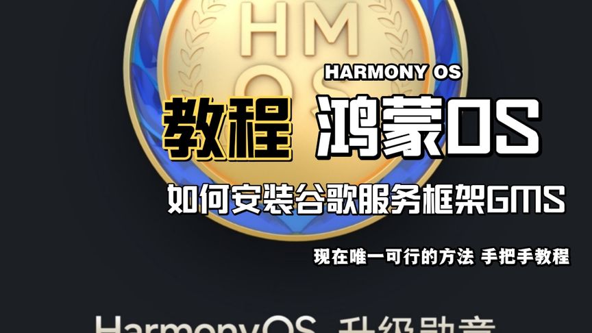 【爱国者捣蛋王】鸿蒙OS安装谷歌服务框架教程