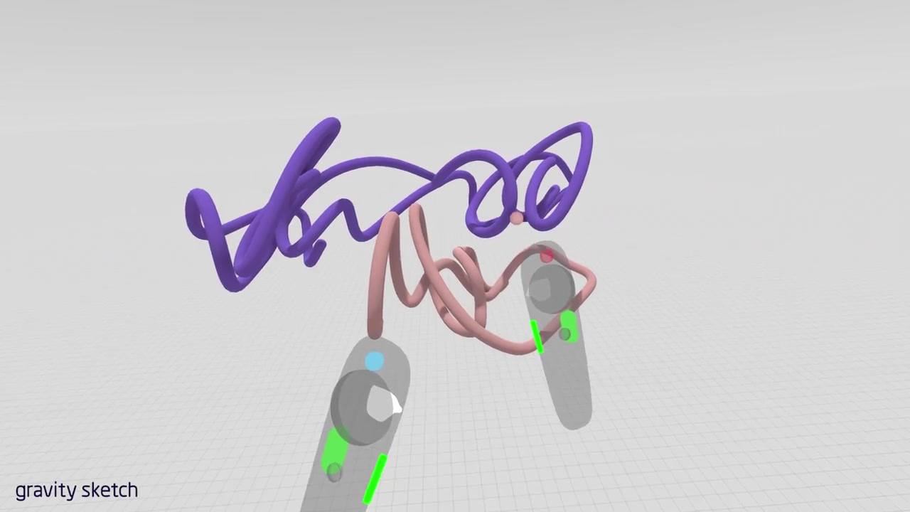 ...VR】Gravity Sketch 实用级VR 3D建模软件Gravity Sketch Vive版本介绍