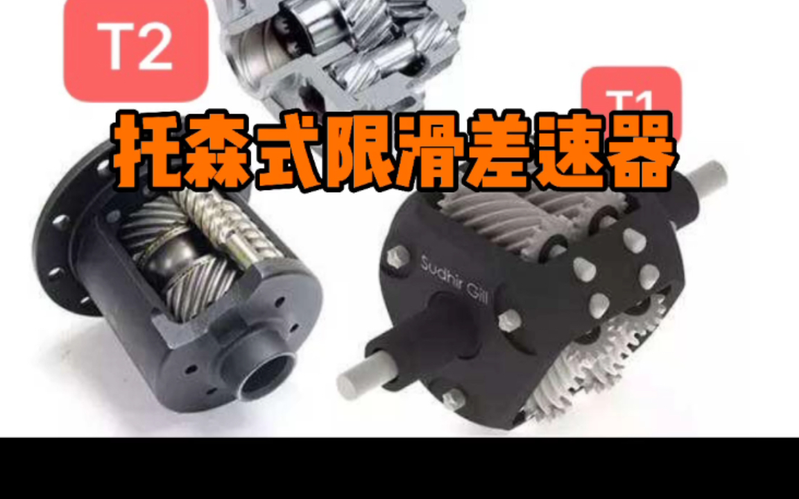 托森式限滑差速器 托森T2(B)型的工作原理