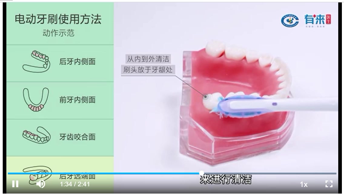 【口腔卫生保健】清洁口腔的正确方法 口腔科学示教视频