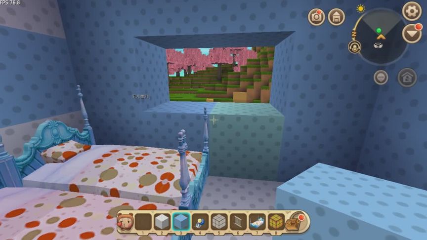 迷你世界创造模式:我和小伙伴的房间,感觉还差点什么