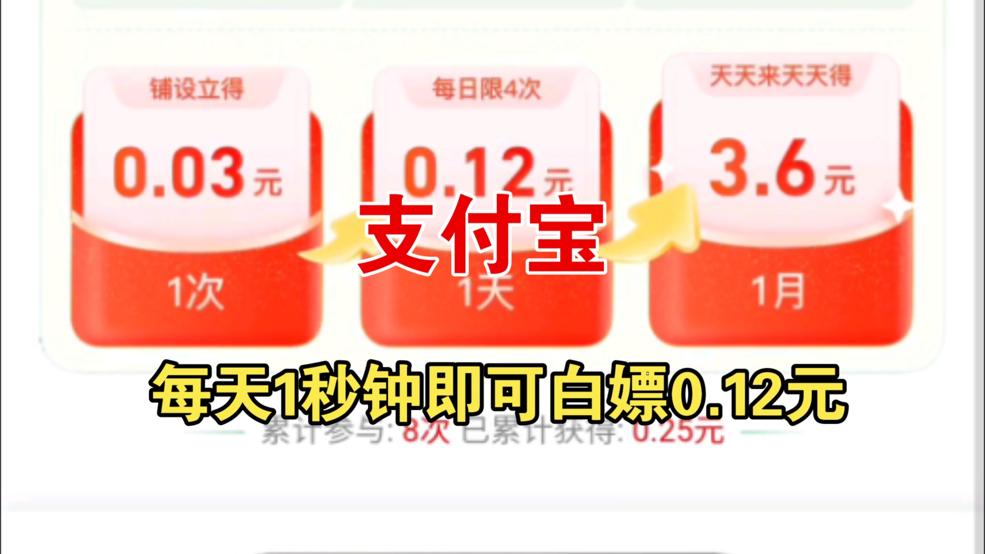 薅羊毛 20241128 支付宝 蚂蚁森林 光伏治沙 每天0.12元 每月3.6元 1...