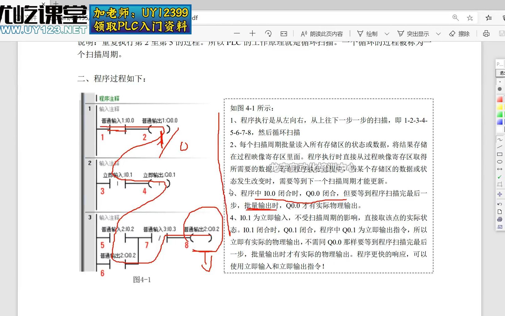 西门子S7-200SMART第一阶段:4.1PLC工作原理及案例分析