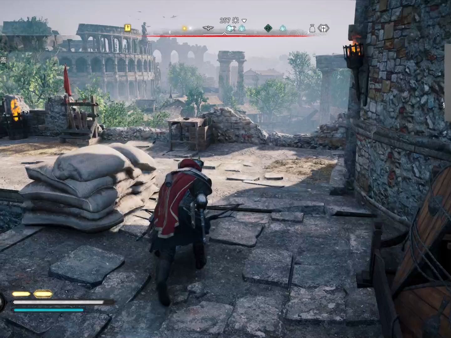 【刺客信条英灵殿】越百级击杀大boss!超高智商迅捷操作暴力打法...