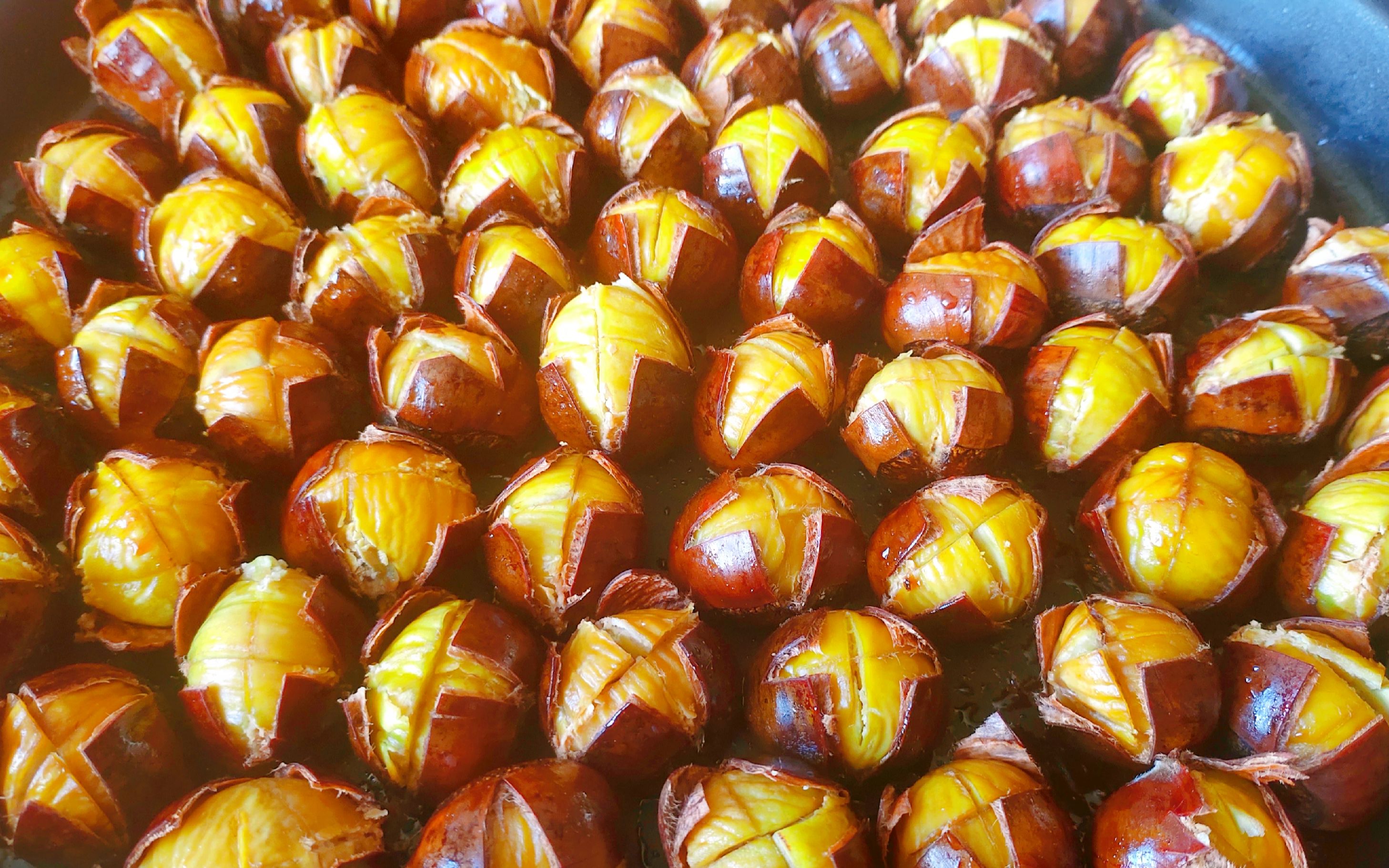 板栗怎么做才好吃?按照这个方法做个个开口笑,想吃板栗就收藏