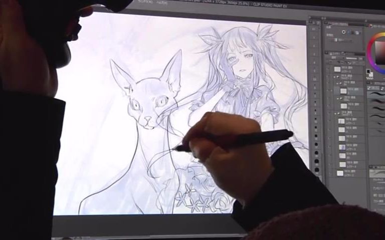 Clip studio paint的教程02