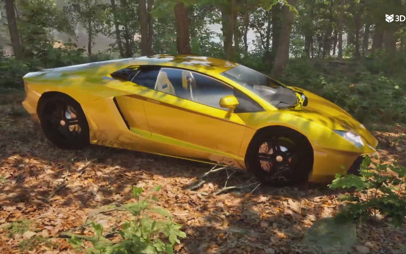 【3DCAT案例】丛林中的超跑