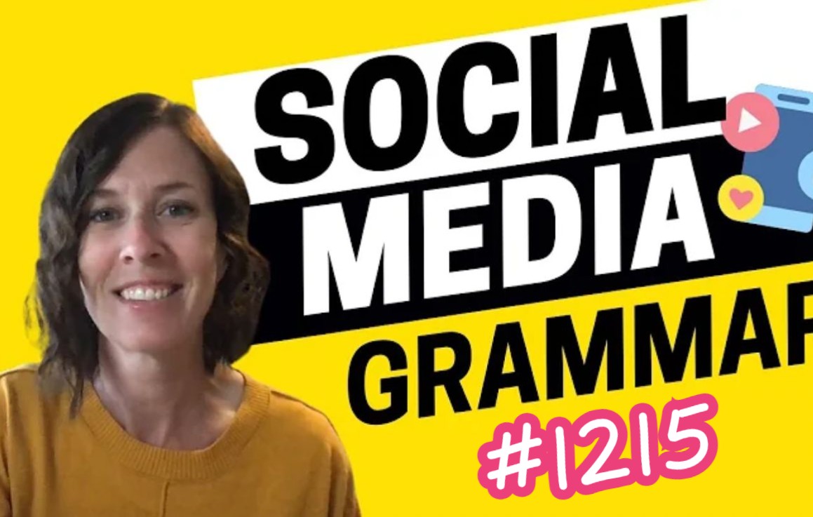 ...Podcast 1215: Avoid these Social Media Grammar Mistakes on IELTS.