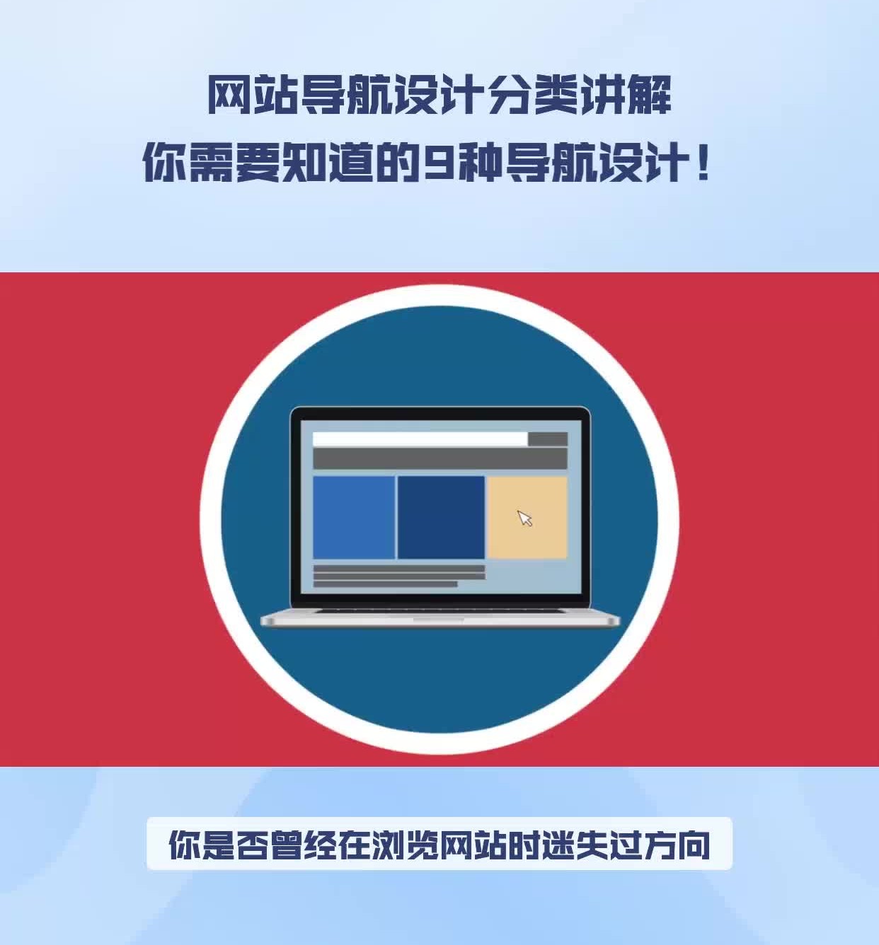 网站导航设计分类讲解:你需要知道的9种网页导航设计!