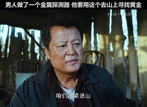 做了一个金属探测器 男人做了一个金属探测器,他要寻找黄金