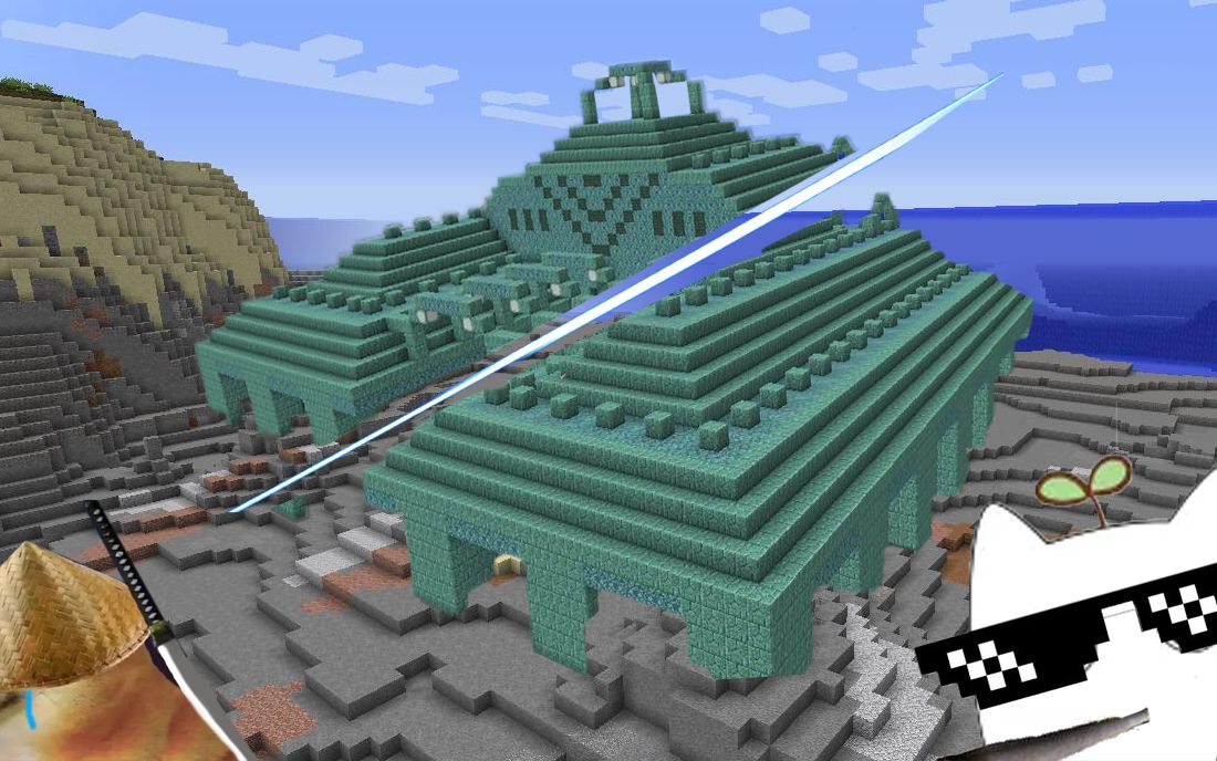 原来攻略海底神殿这么简单