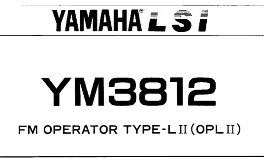 【芯片音乐】YM3812播放VGZ文件DEMO