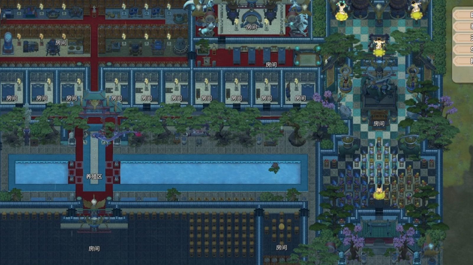 【了不起的修仙模拟器】自制蓝图留念(全门派八块拼)_游戏热门视频