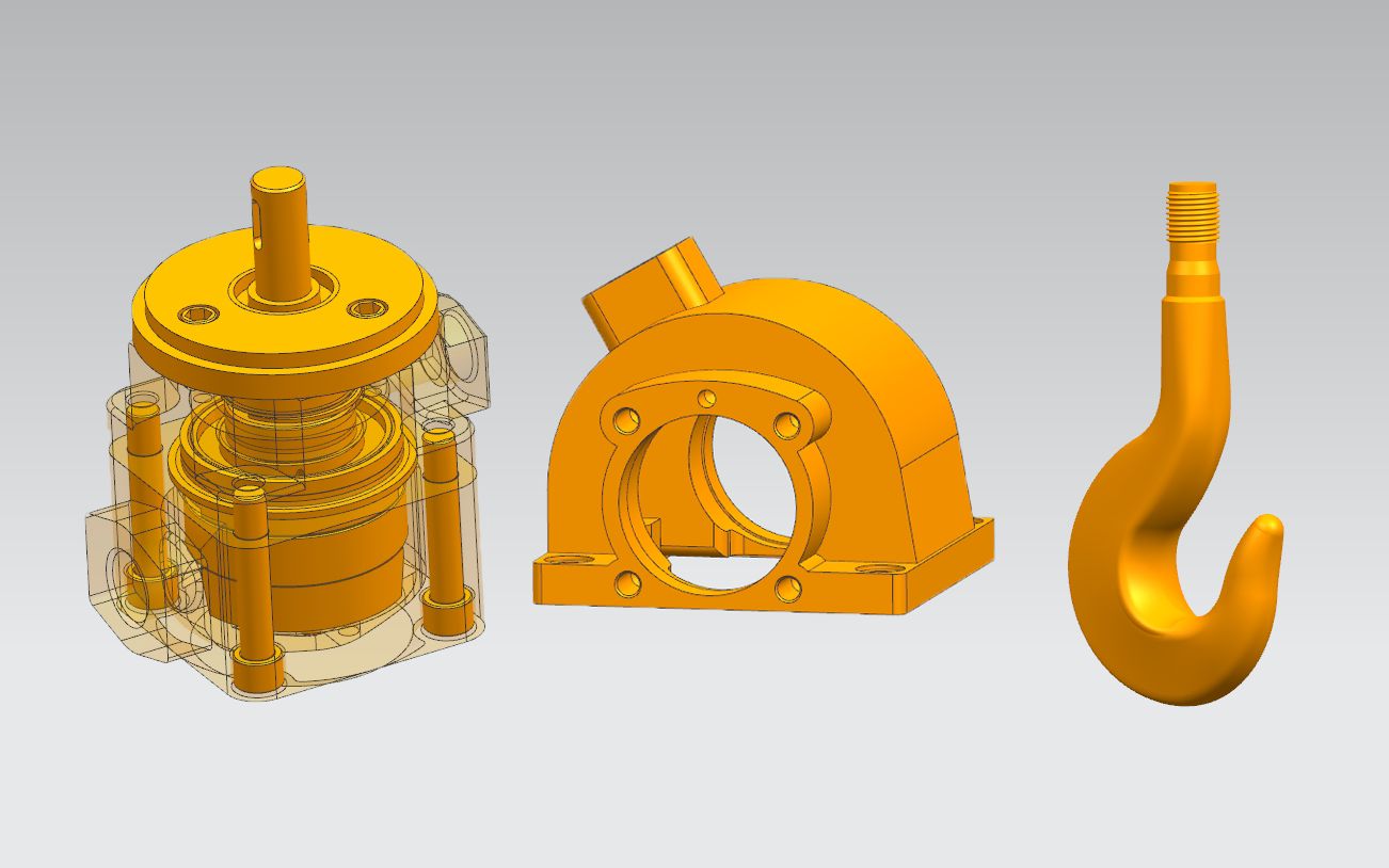【UG】叶片泵、箱体、起重钩(六)