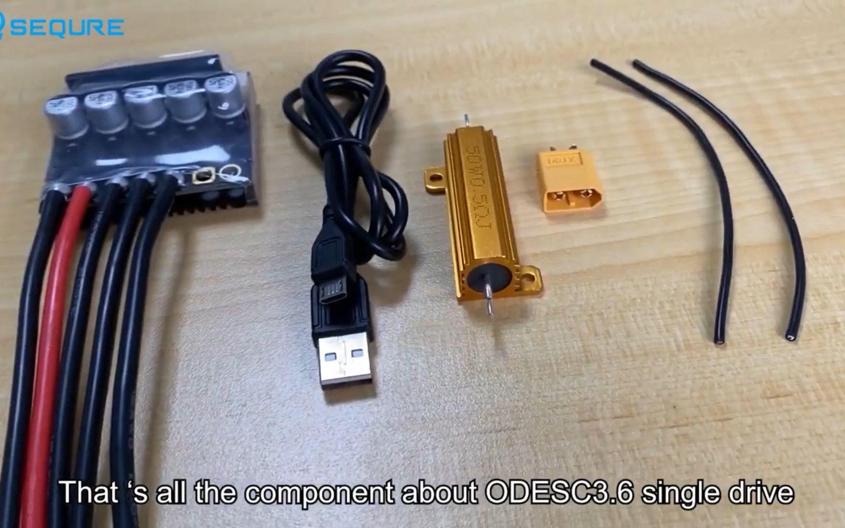 ODESC3.6单驱动配备6374电机和AMT103编码器进行位置控制