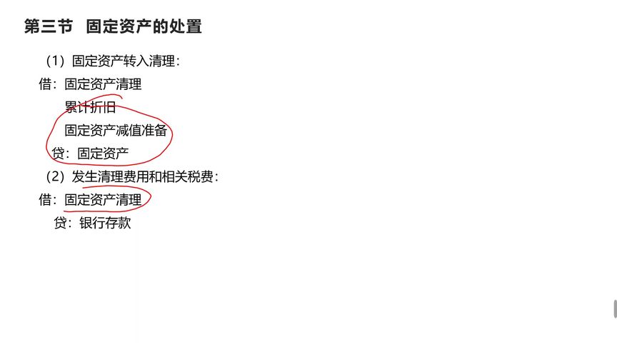 2020中级会计实务串讲3.3固定资产的处置