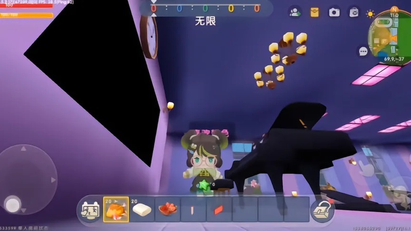 迷你世界:绘芽第四十九次弹钢琴