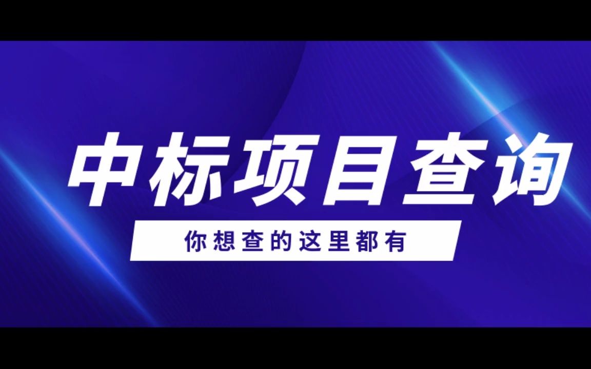 如何查询某家公司中标了哪些项目?#项目 #招投标 #招标网 #中国招标 ...