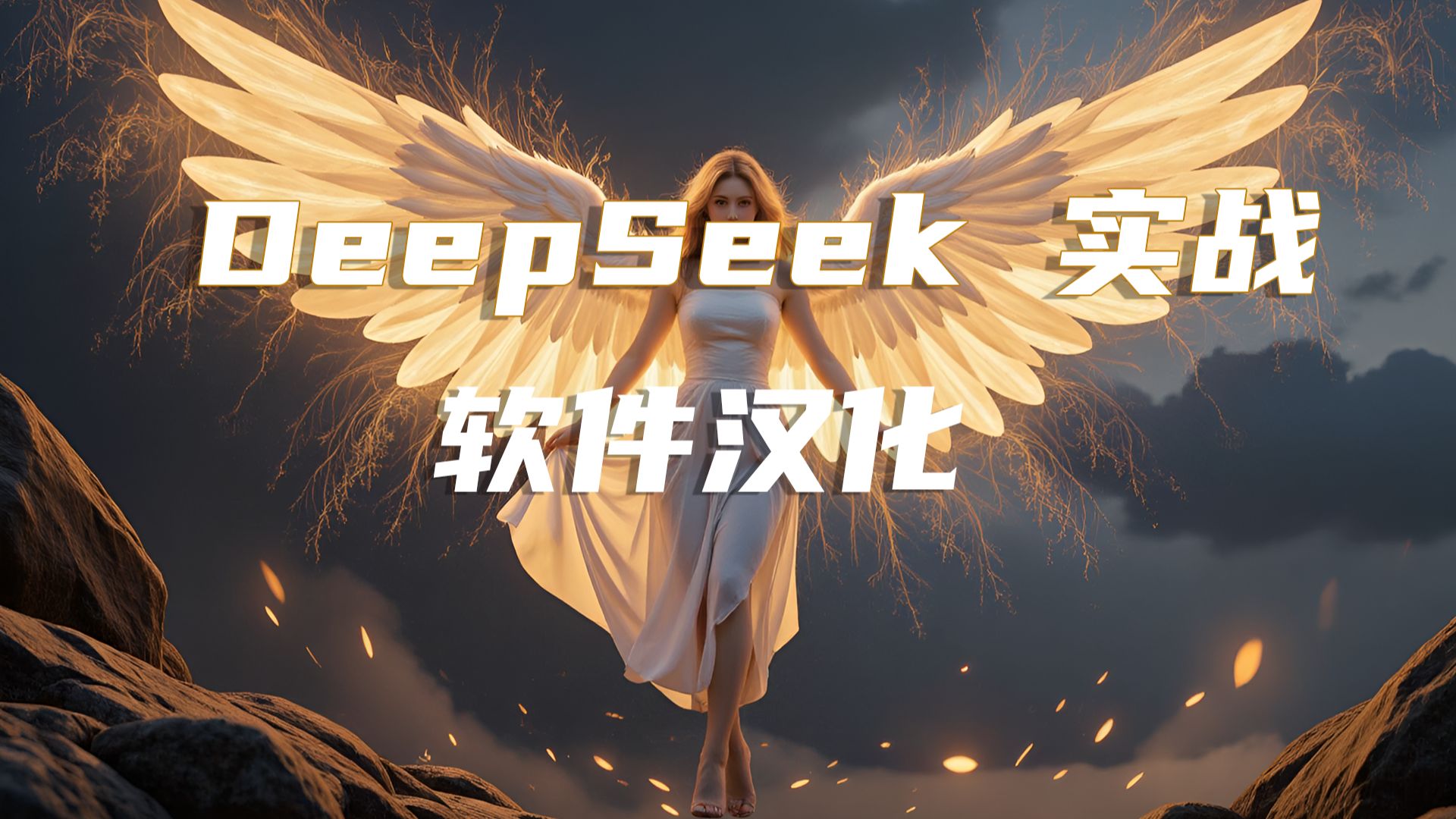 DeepSeek 实战教程 汉化软件,全程无废话,干货教程