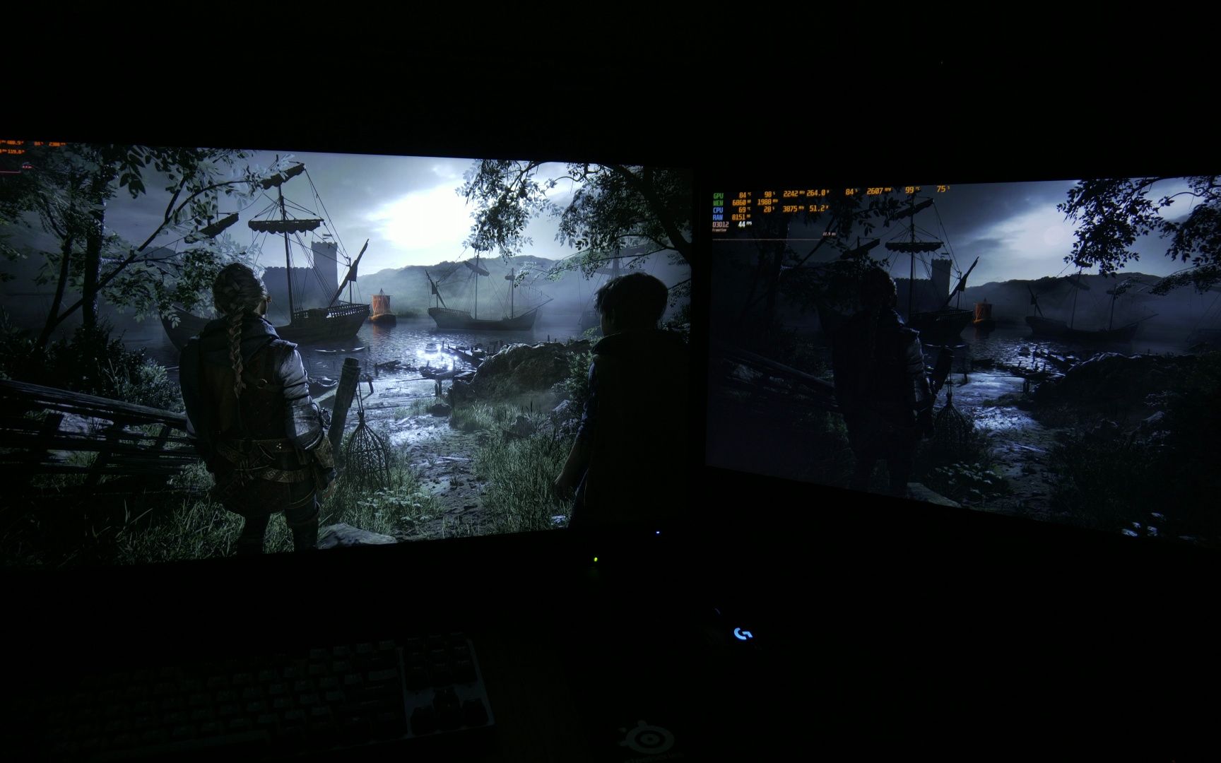 【HDR】MINILED+HDR与LCD+SDR在游戏中的显示效果对比