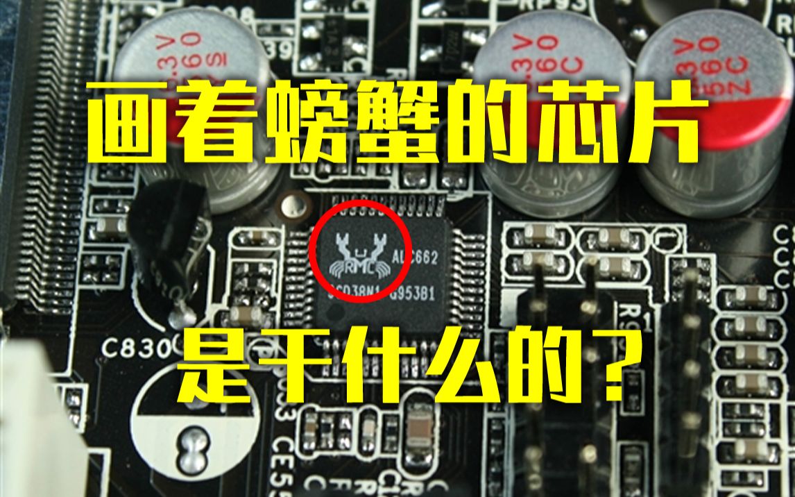 [0027]主板上印了一个螃蟹的芯片是干什么的?