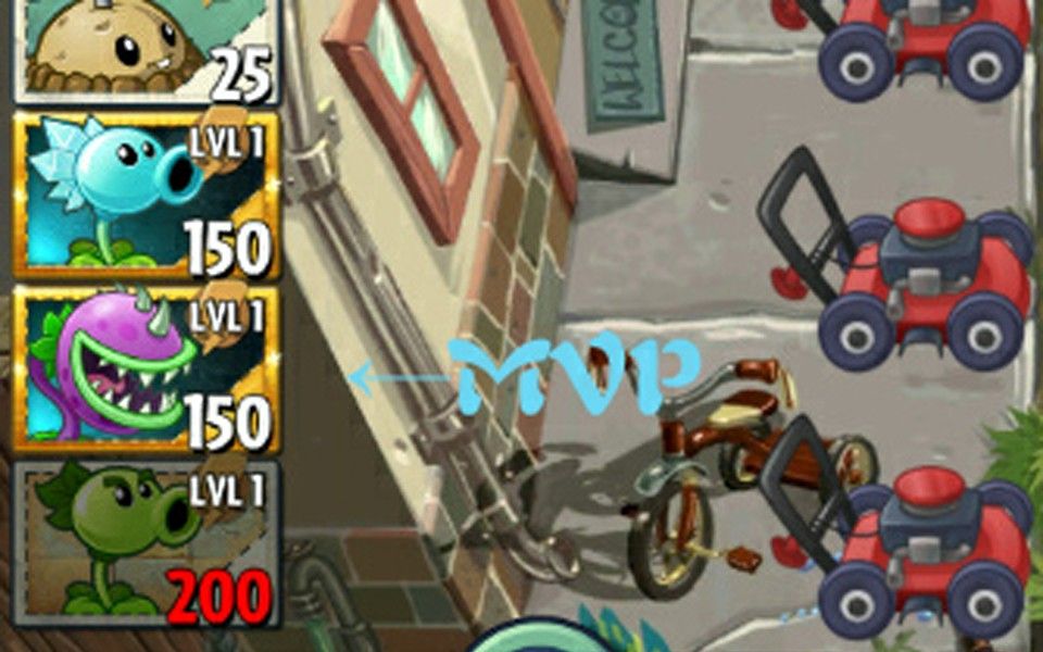 [PvZ2]只用一代草坪的通关植物真的可以禁叶不损车通关现代拓展? 论...