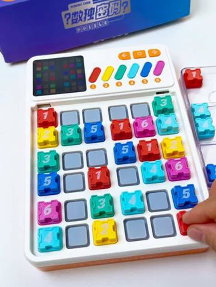 放下手机陪孩子一起玩数独密码吧