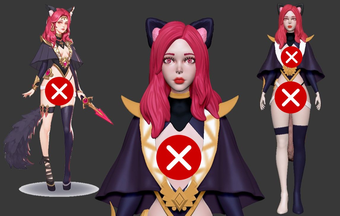 【zbrush人物建模】从2D原画到3D模型,zbrush软件基础教学,zb雕刻与...