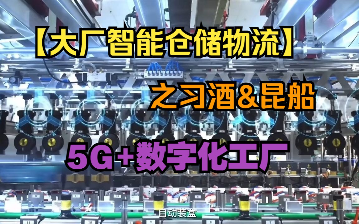 【大厂智能仓储物流】之习酒&昆船-5G+数字化工厂