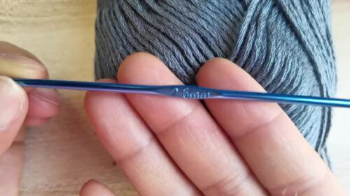 超级简单的双色线钩针针织