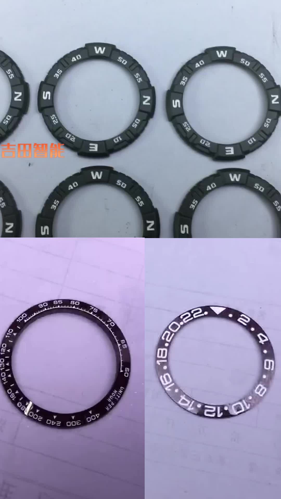 手表圈口刻度填油,快准稳,一气呵成