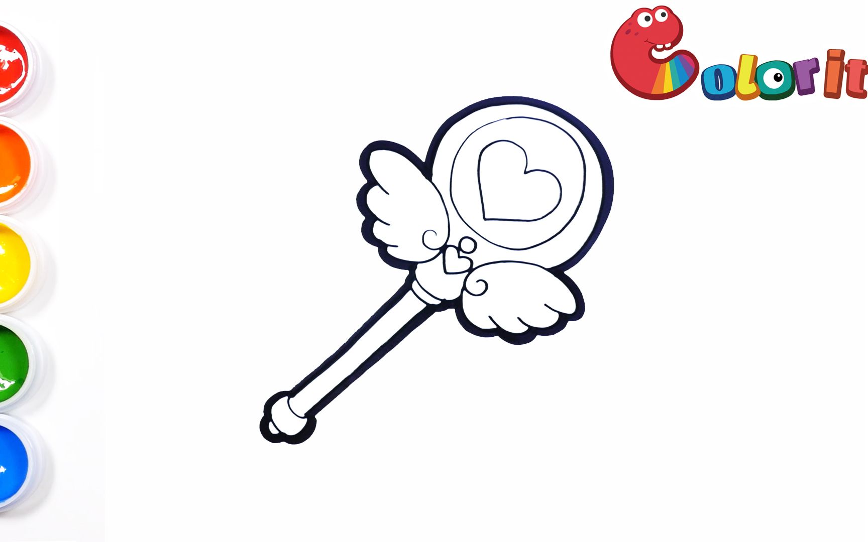 【简笔画】轻松就能学会的画魔法棒简笔画——变身卡通美少女吧!