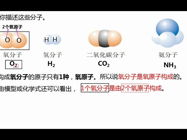 知识点梳理:分子和原子