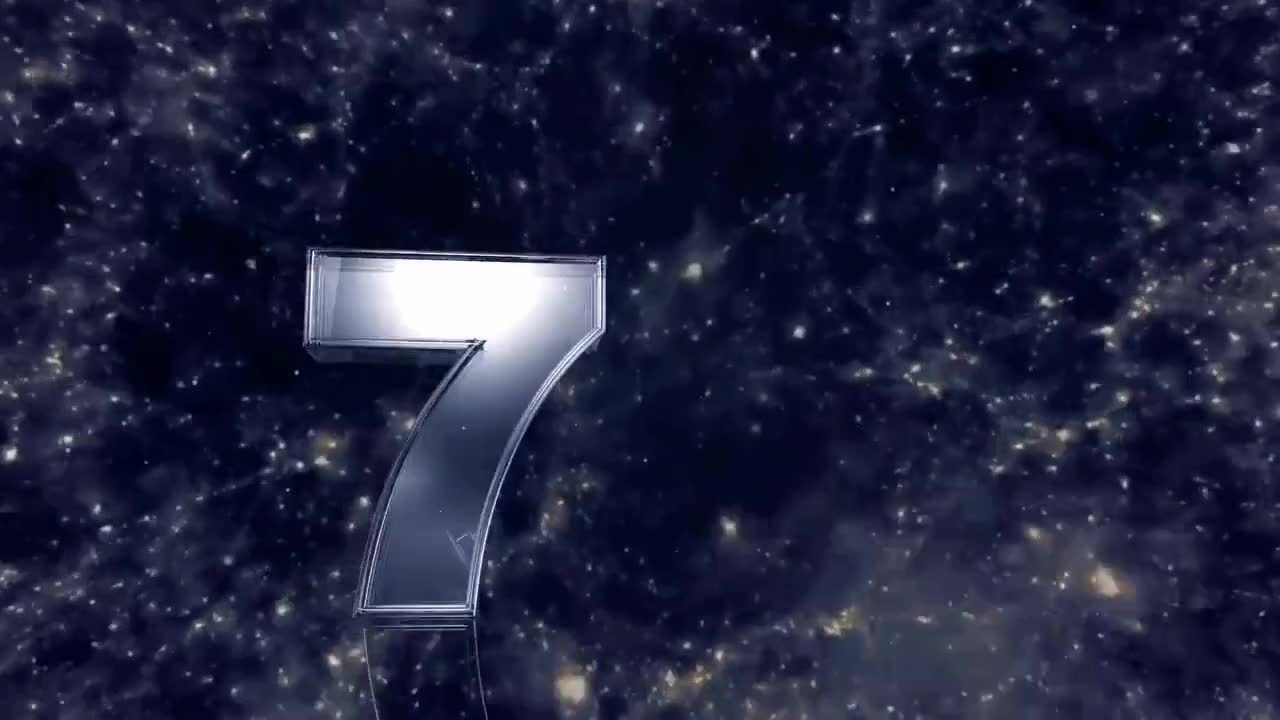 4K震撼倒计时素材