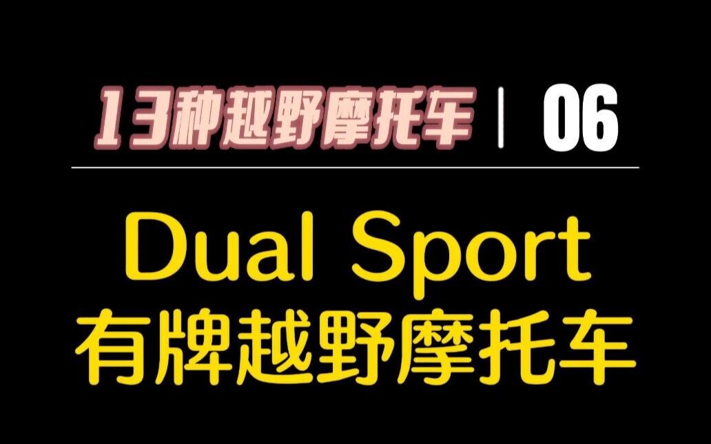 《13种越野摩托车》第六期——Dual sport有牌越野摩托车,视频最后...