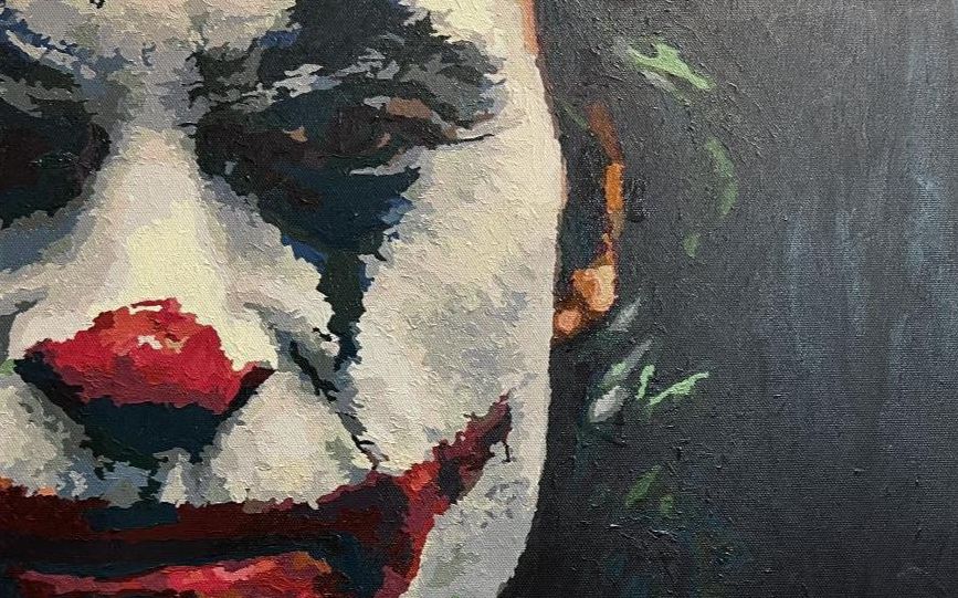 小丑2019(Joker Origin Movie)丙烯数字油画