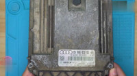 常听说泡水车电脑烧坏 拆解一台奥迪车博世电脑看看哪里损坏