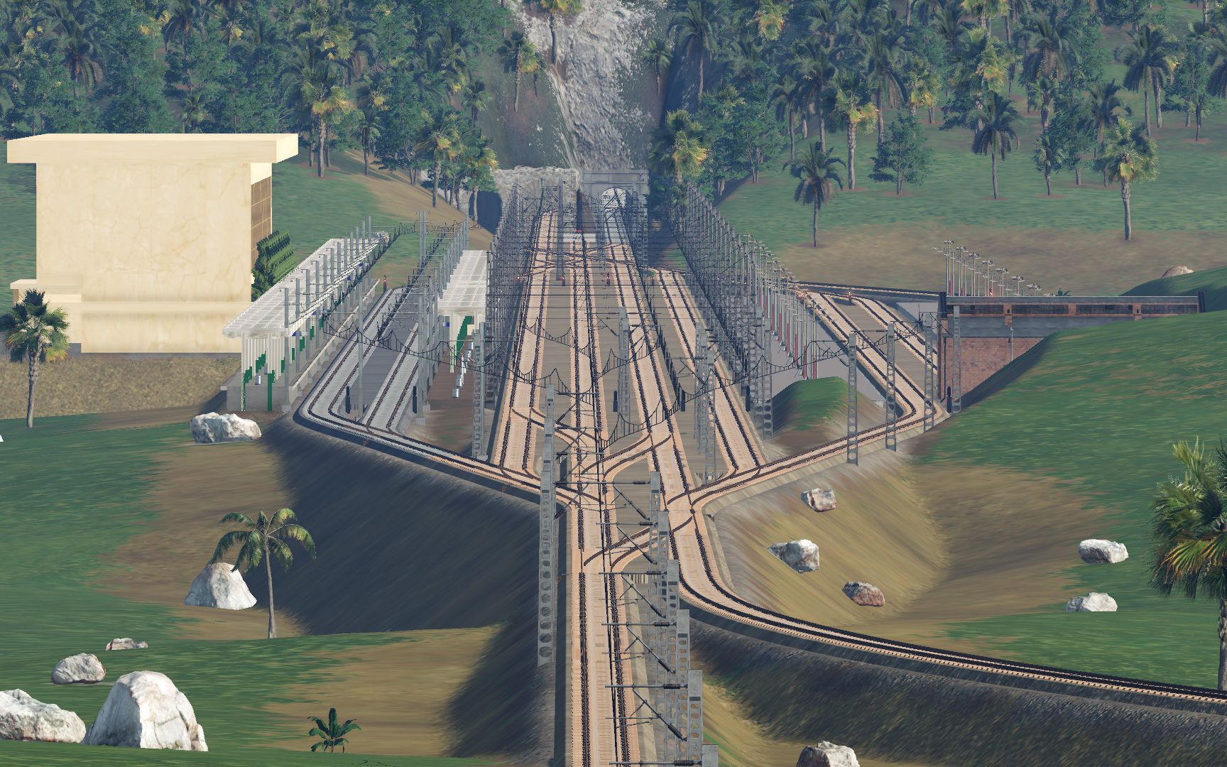 【狂热运输2】(仿国铁玩法)通勤列车添乘视角(四倍速)