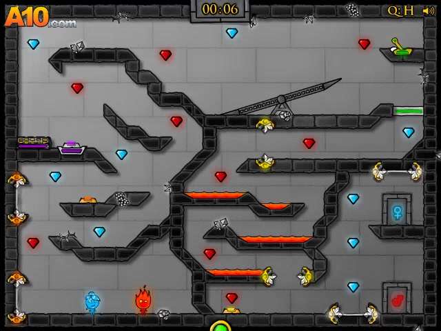 森林冰火人4无敌版小游戏,在线玩,4399小游戏