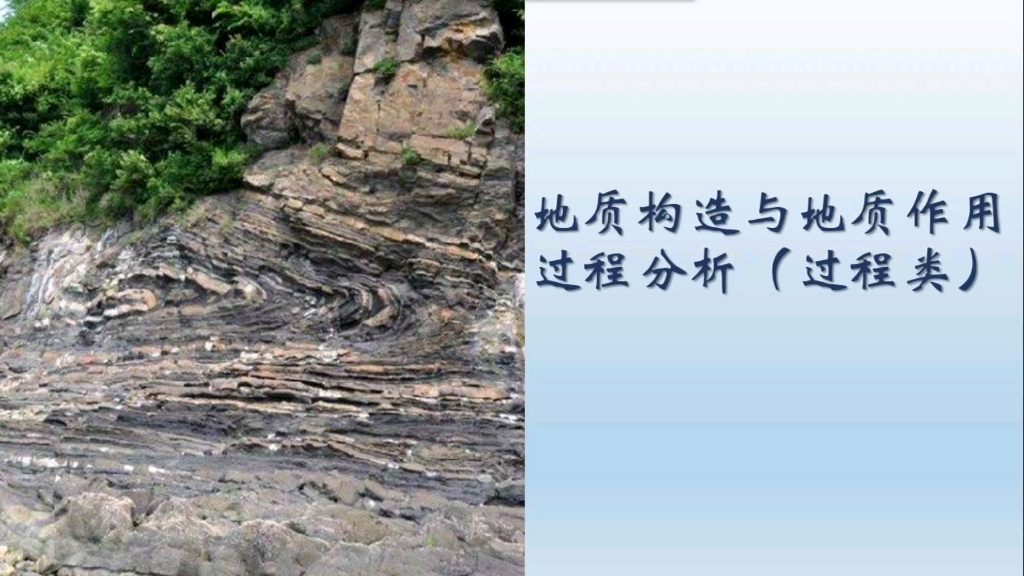地理一轮复习:地质构造与地质作用过程分析