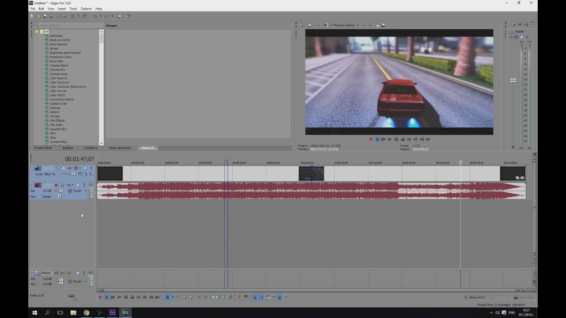教程#老外式风格编辑SAMP圣安地列斯特效 AE & Vegas 蓝宝石 ...
